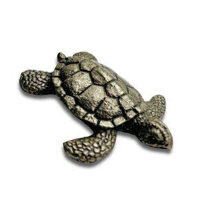 Generic | Accents | Vintage Mini Metal Sea Turtle Desk Paperweight ...